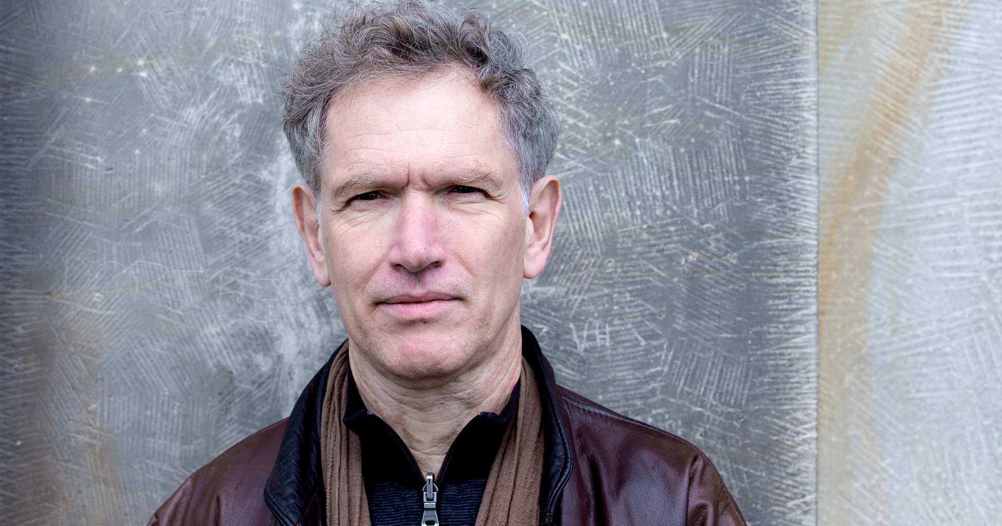 A portrait of the Danish composer Hans Abrahamsen