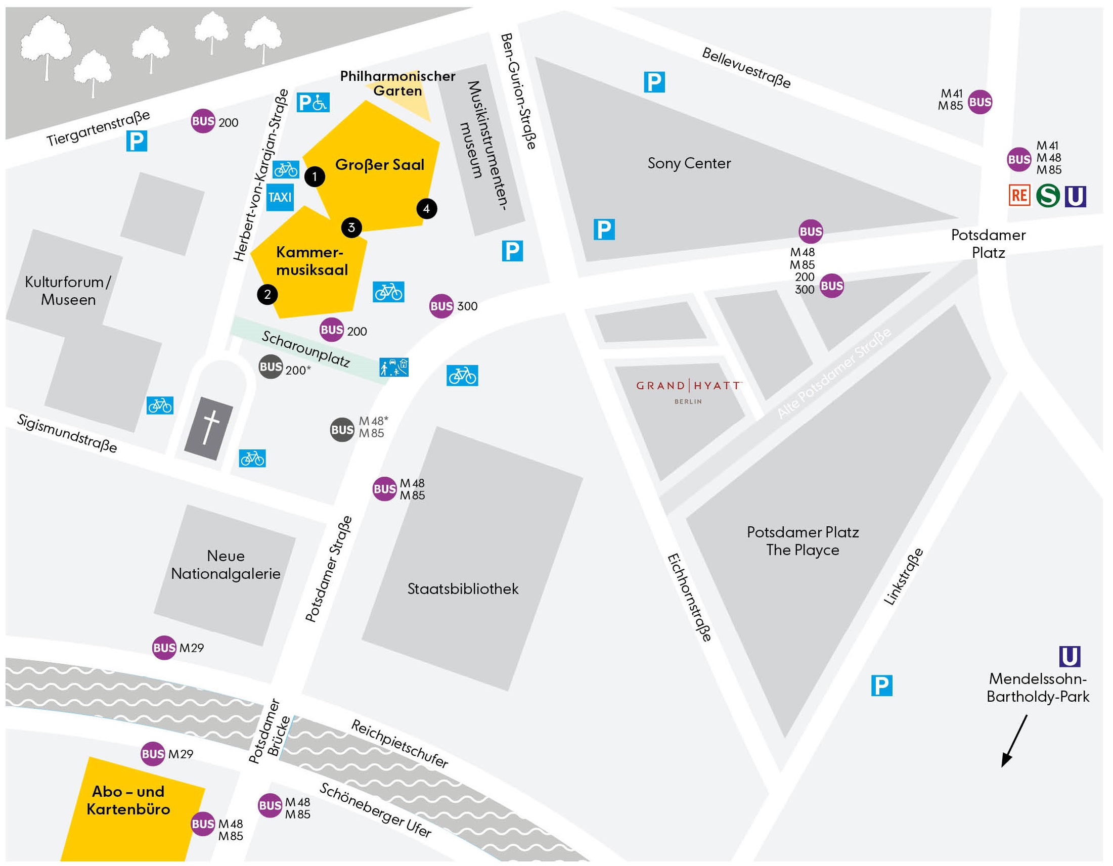 How to get to the Philharmonie Berlin